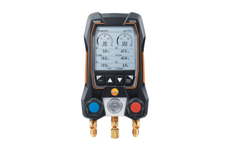 Testo 550s Basic Kit skaitmeninis kolektorius | TestGroup.lt